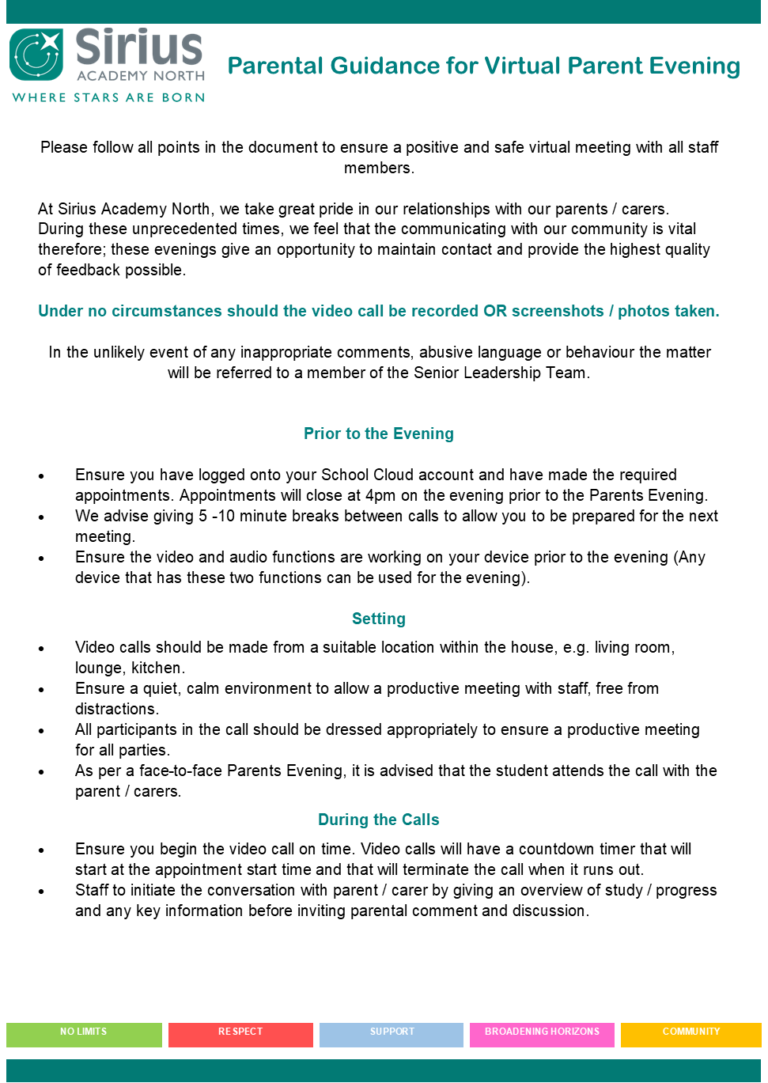 School Cloud – Sirius Academy North