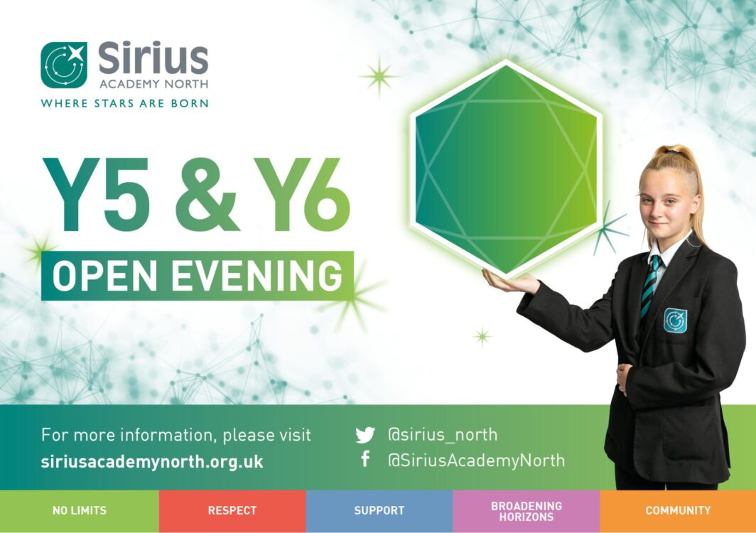 Year 5 & Year 6 Open Evenings – Sirius Academy North
