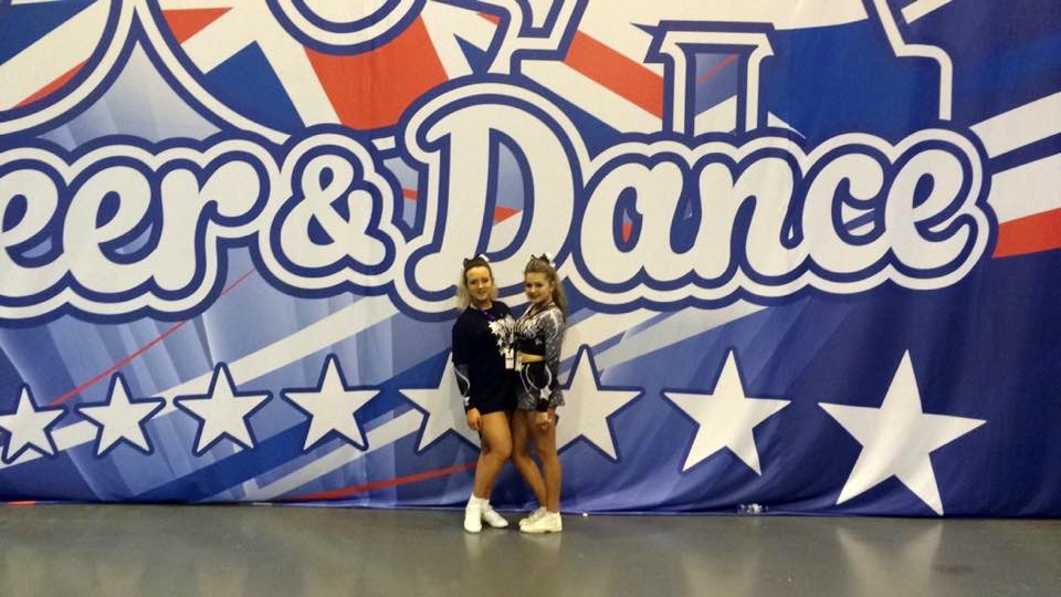 Eleanor and Lucie at the British Cheerleading Association Nationals ...